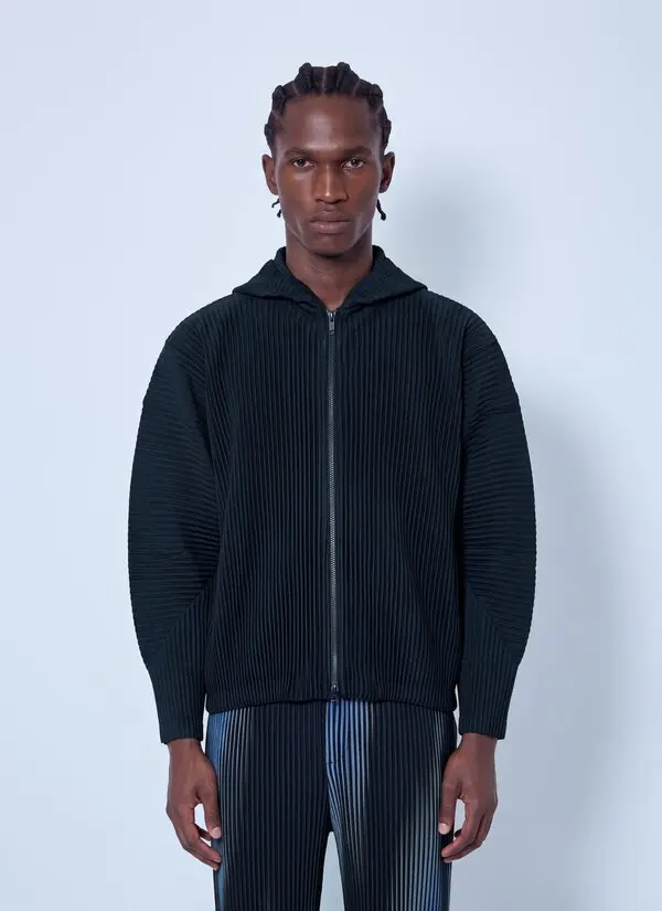 Issey Miyake July Full Zip Hoodie - Black