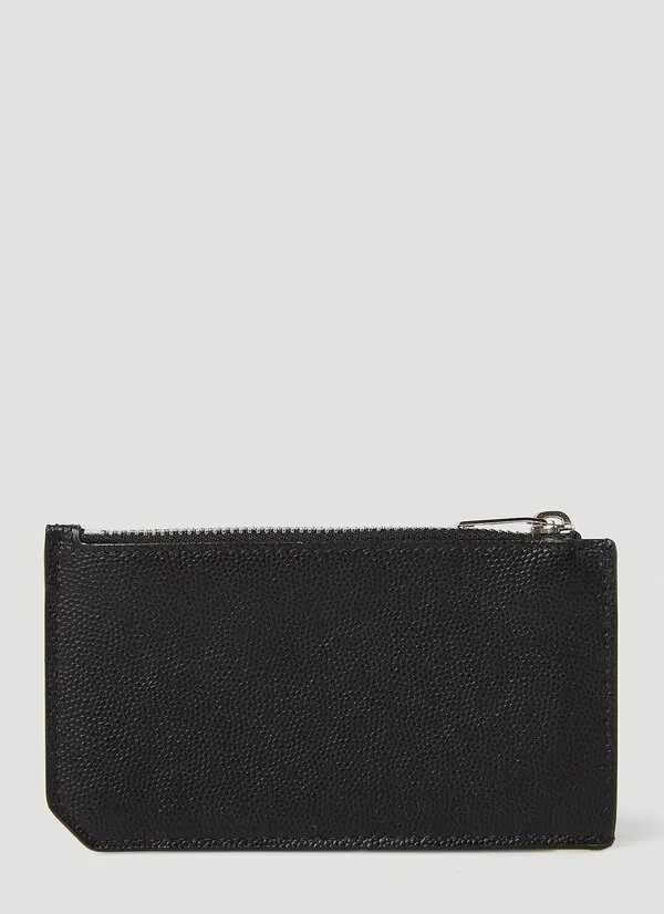 Saint Laurent Paris Fragments Zipped Cardholder