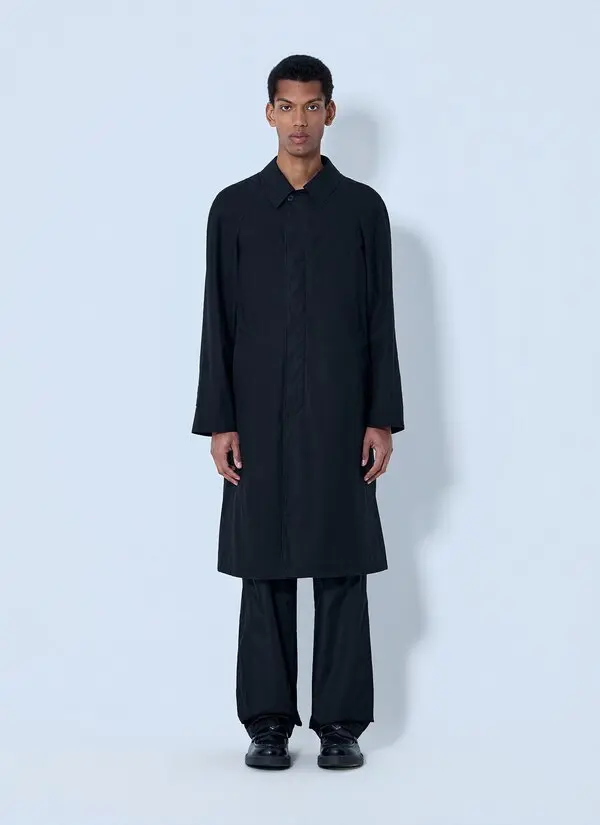 Prada Classic Single-breasted Coat - Black