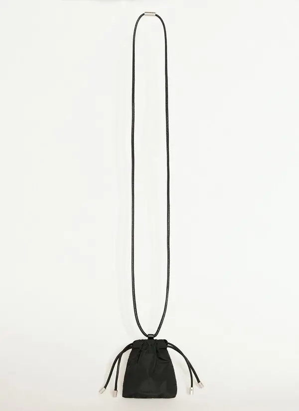 Saint Laurent Paris Mini Airpod Holder Pouch - Black