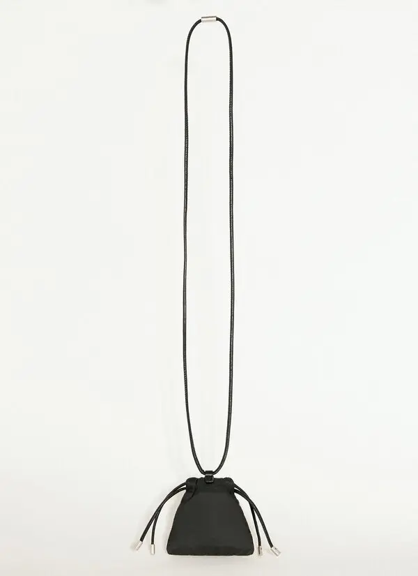 Saint Laurent Paris Mini Airpod Holder Pouch - Black