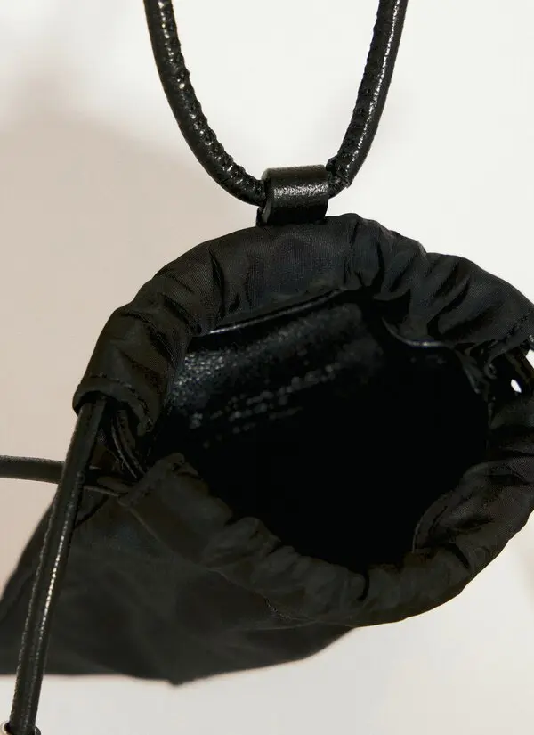 Saint Laurent Paris Mini Airpod Holder Pouch - Black
