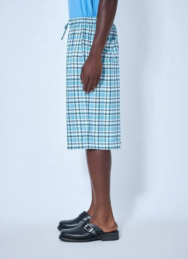 Acne Studios Casual Flannel Check Shorts