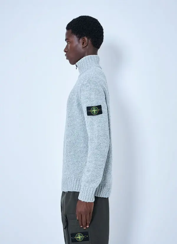 Stone Island Half-zip Wool Sweater