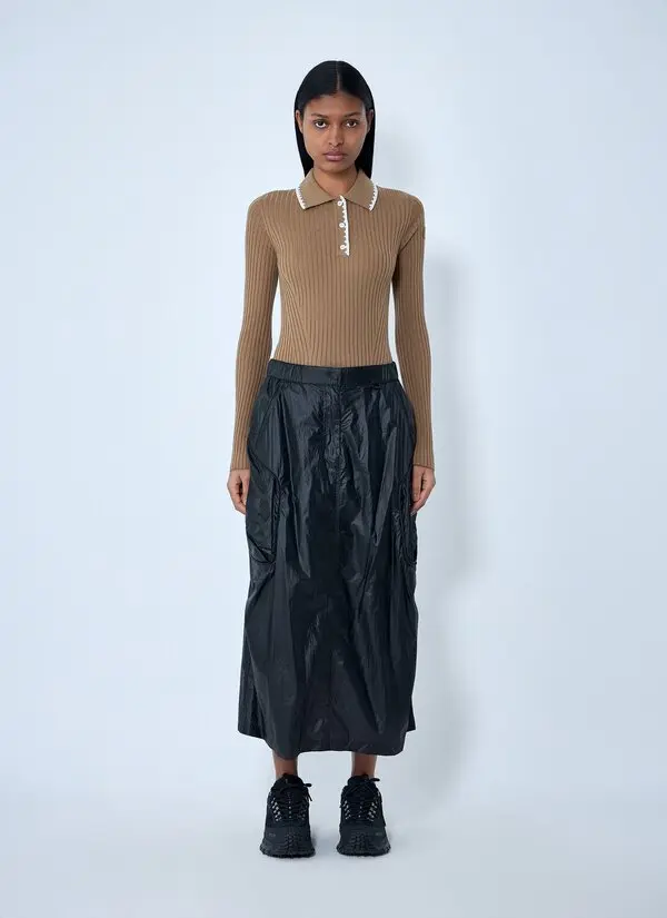 Moncler Technical Midi Skirt