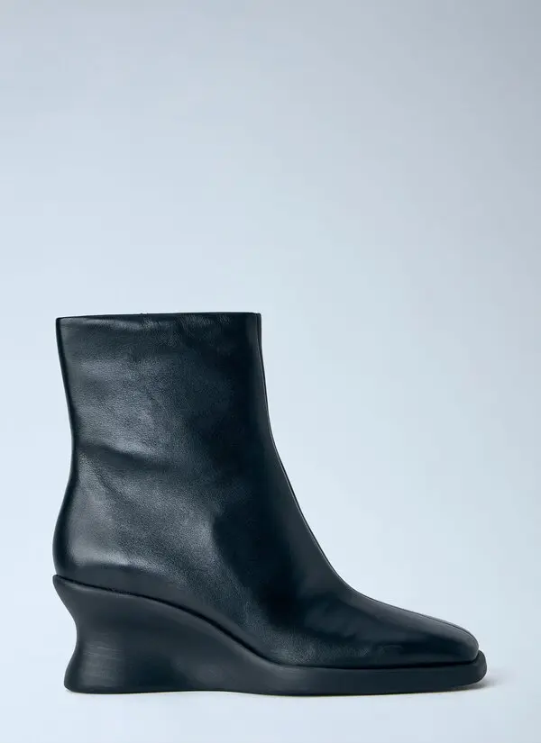 Camper Louise Wedge-heel Ankle Boots - Black