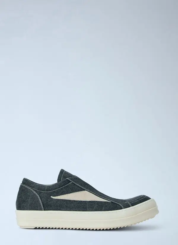 Rick Owens Laceless Vintage Sneakers - Grey