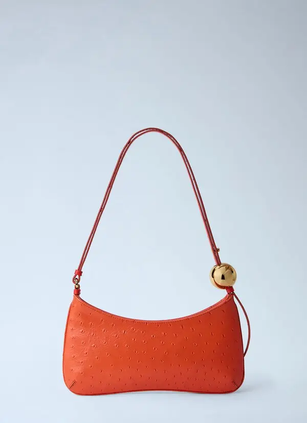 Jacquemus Le Bisou Perle Shoulder Bag - Orange