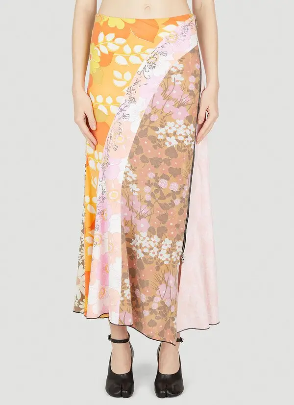 RAVE REVIEW Alma Patchwork Skirt