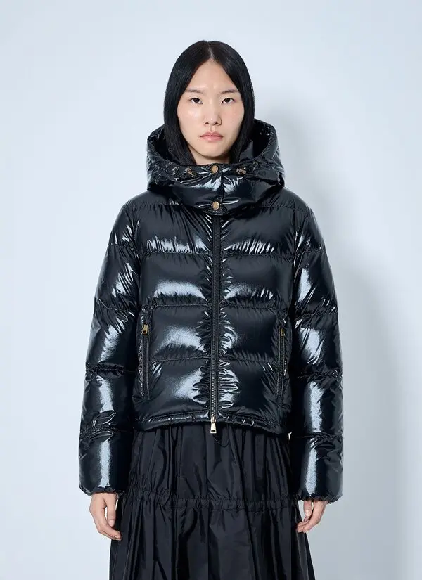 Moncler Niveole Short Down Jacket - Black