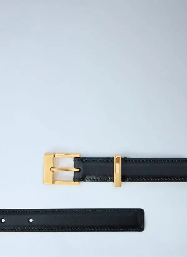 Khaite Manhattan Leather Belt