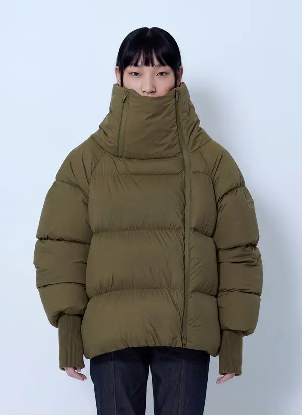 GANNI Future Nylon Quilt Puffer Jacket