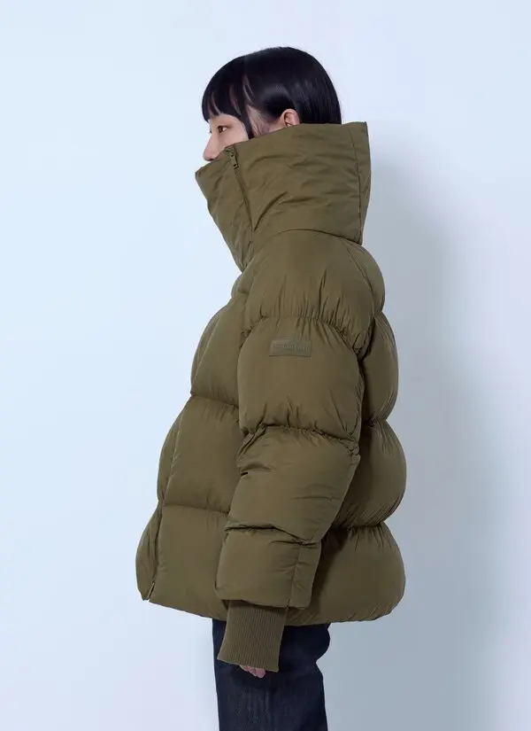 GANNI Future Nylon Quilt Puffer Jacket