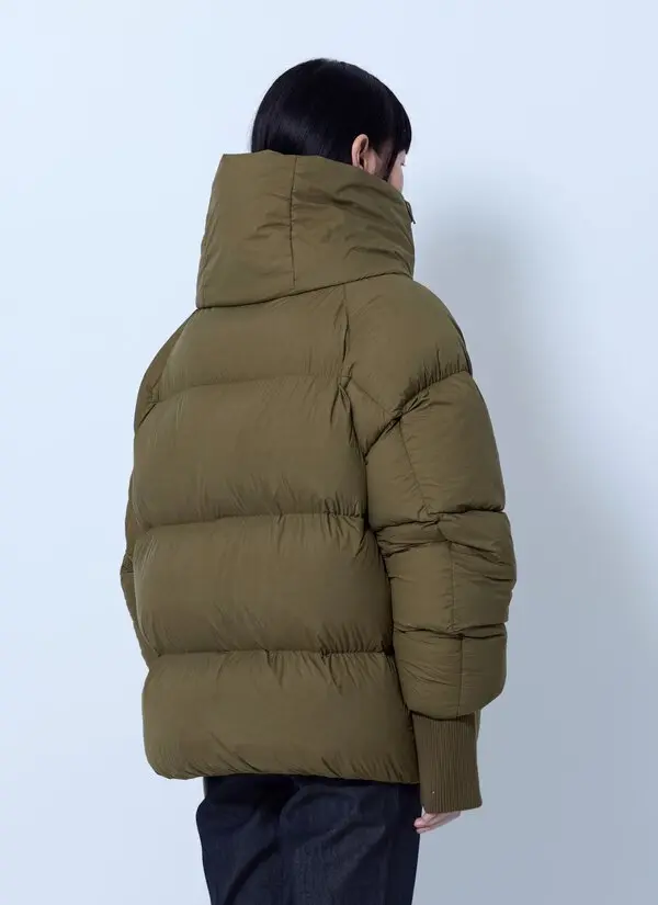GANNI Future Nylon Quilt Puffer Jacket