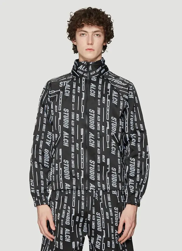 STUDIO ALCH Lanyard Logo Jacket - Black