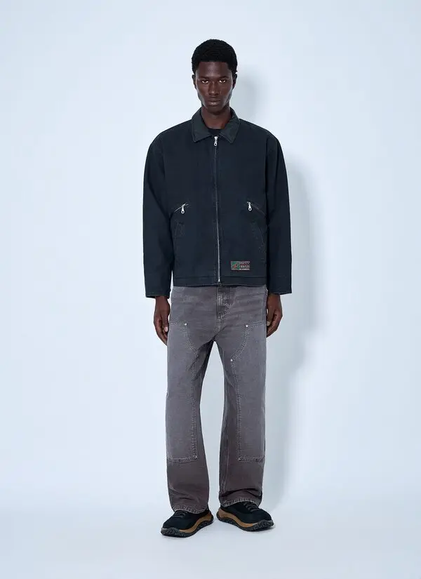 BOTT Leather Collar Work Jacket