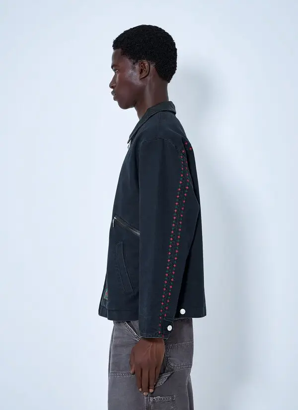 BOTT Leather Collar Work Jacket
