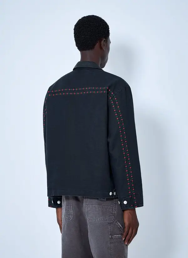BOTT Leather Collar Work Jacket