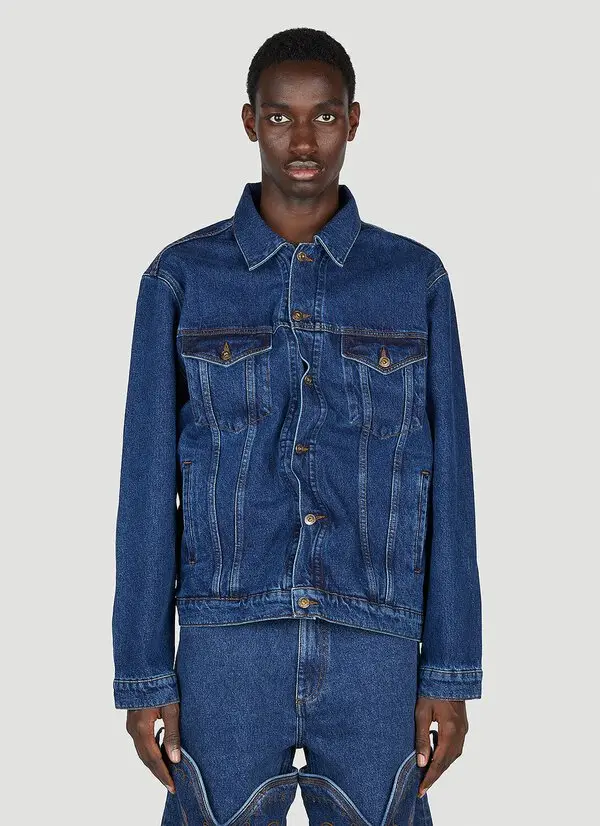 Y/project Wire Denim Jacket - Navy