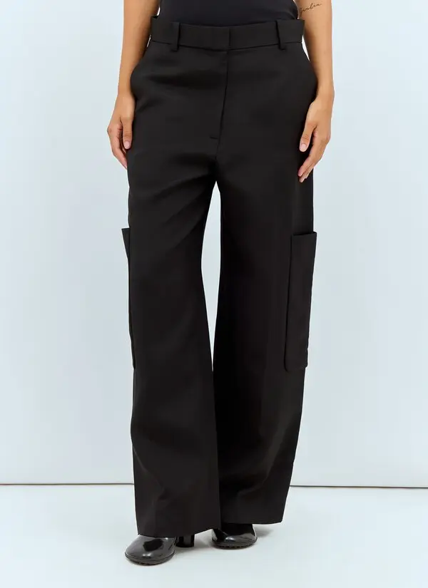 Khaite Caiton Cargo Pants - Black