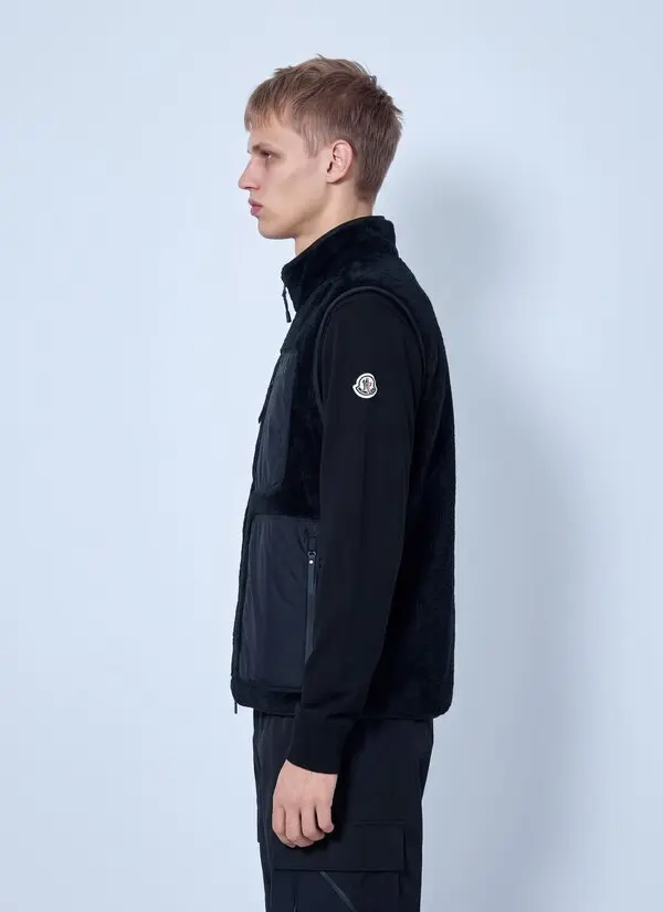 Moncler Teddy Fleece Reversible Down Gilet