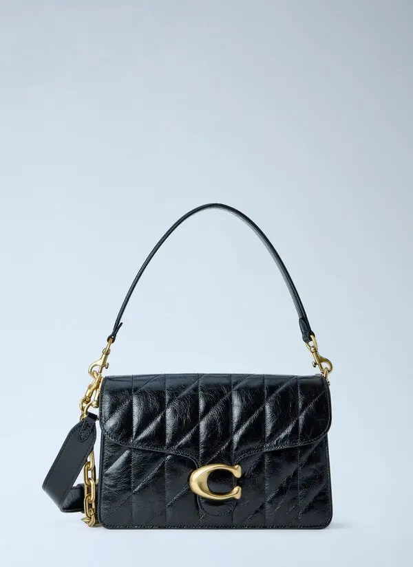 COACH Chain Tabby Shoulder Bag - Black