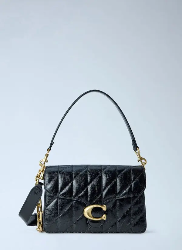 COACH Chain Tabby Shoulder Bag - Black
