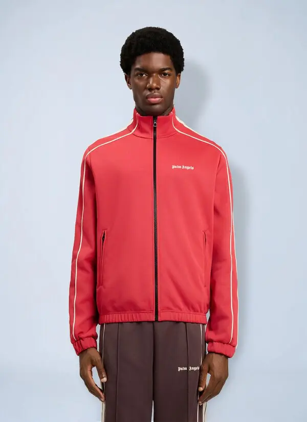 Palm Angels Classic Logo Vintage Track Jacket - Red