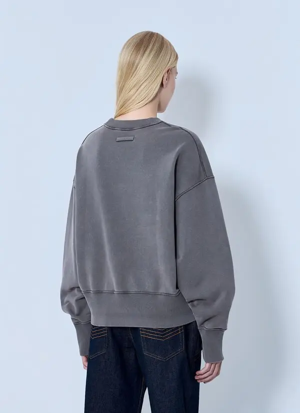 JEAN PAUL GAULTIER Fleece Embroidered Sweatshirt