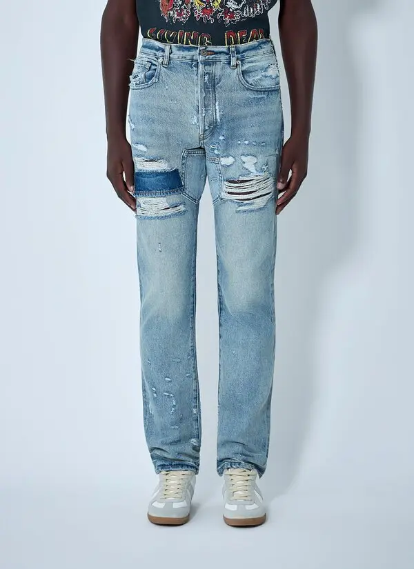 GALLERY DEPT. Distressed Bowery 5001 Jeans - Blue