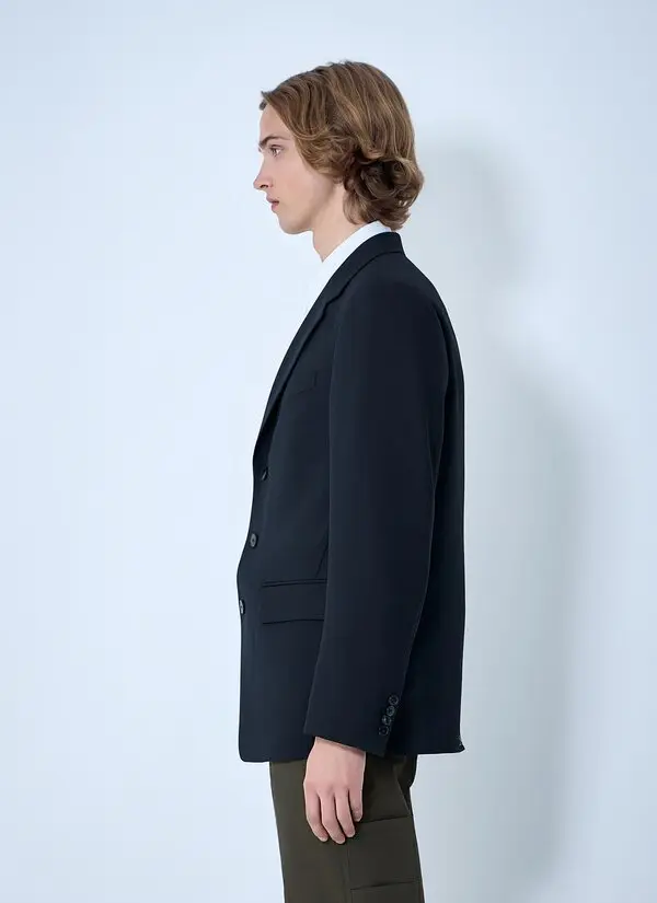 Dries Van Noten Single-breasted Wool Blazer