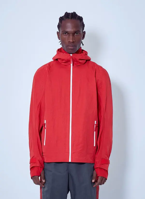 Lacoste Runway Technical Gabardine Jacket - Red