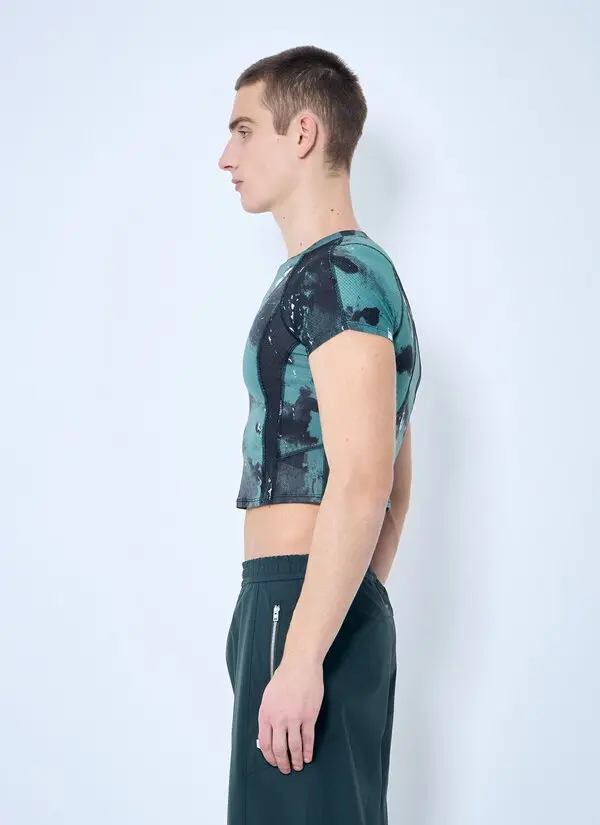 RUNNING ORDER Printed Casey Top