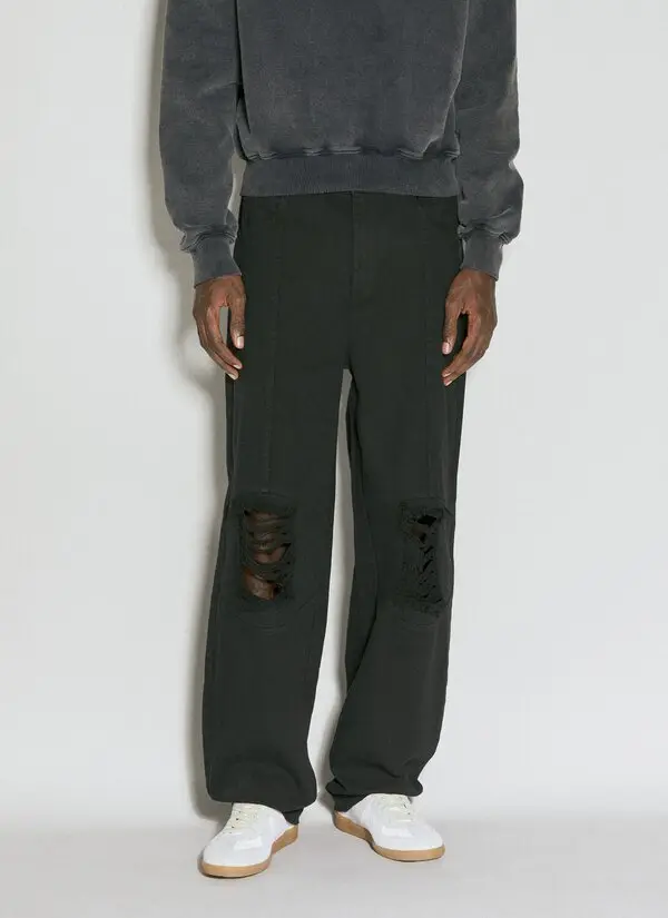 HAN KJØBENHAVN Distressed Knee Denim Pants