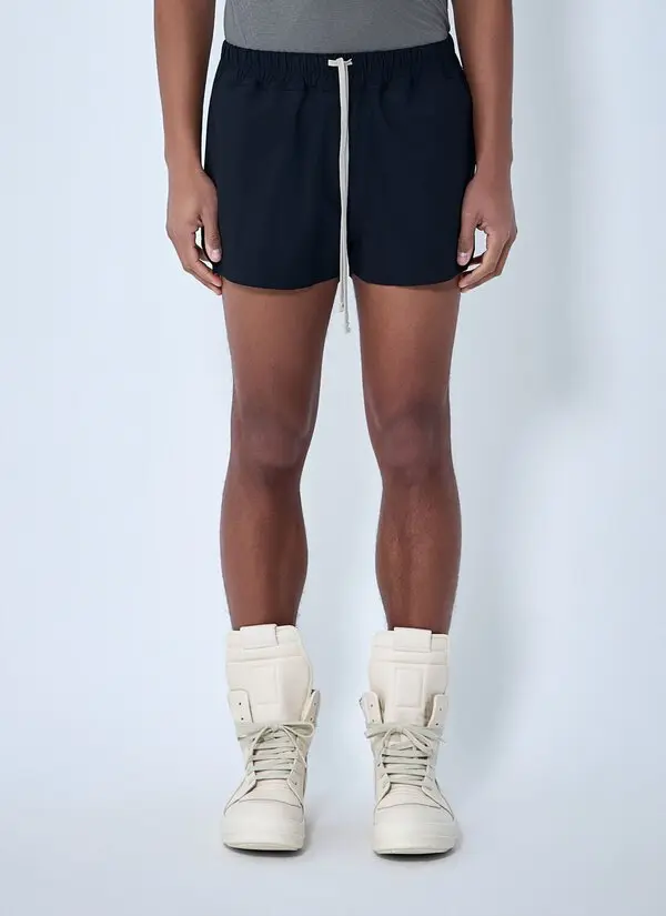 Rick Owens Elasticated Waistband Shorts - Black