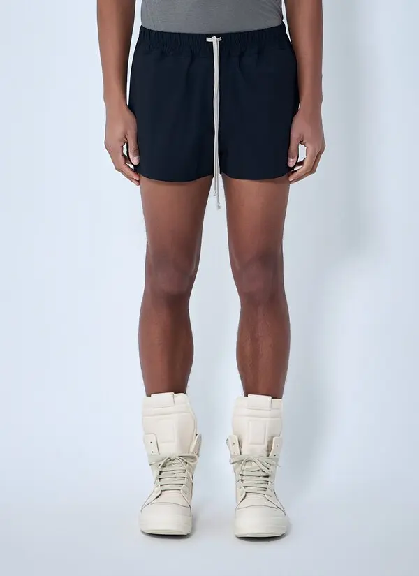 Rick Owens Elasticated Waistband Shorts - Black