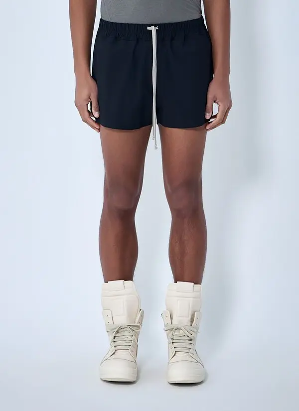 Rick Owens Elasticated Waistband Shorts - Black