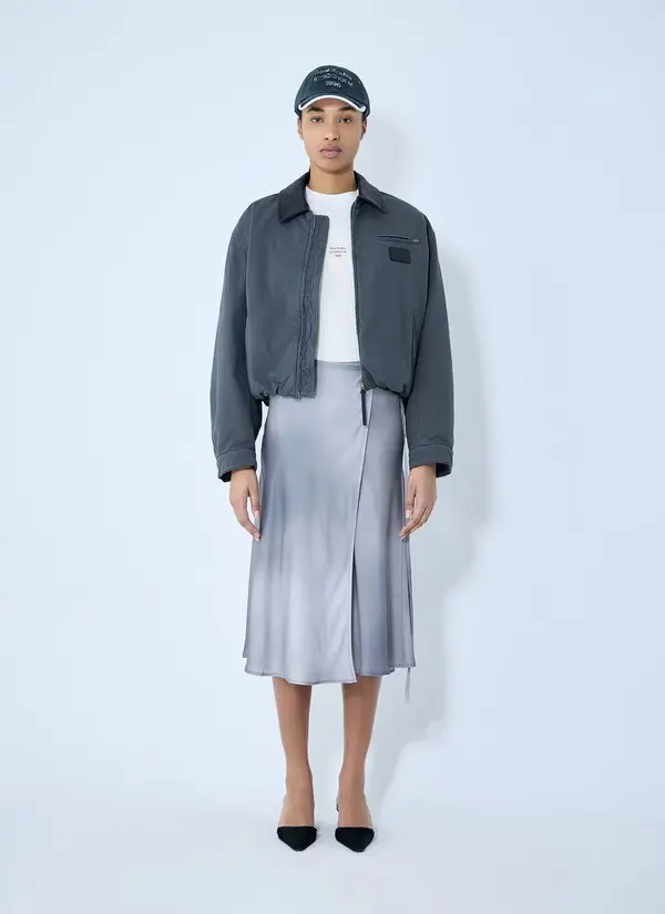 Acne Studios Satin Wrap Skirt