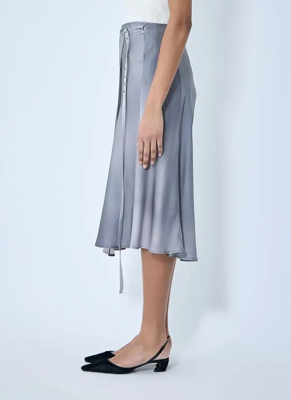 Acne Studios Satin Wrap Skirt