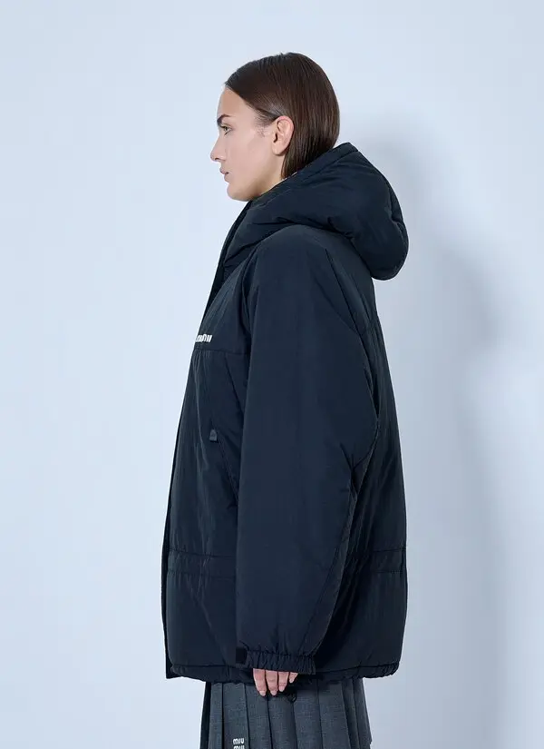 Miu Miu Pongé Down Jacket
