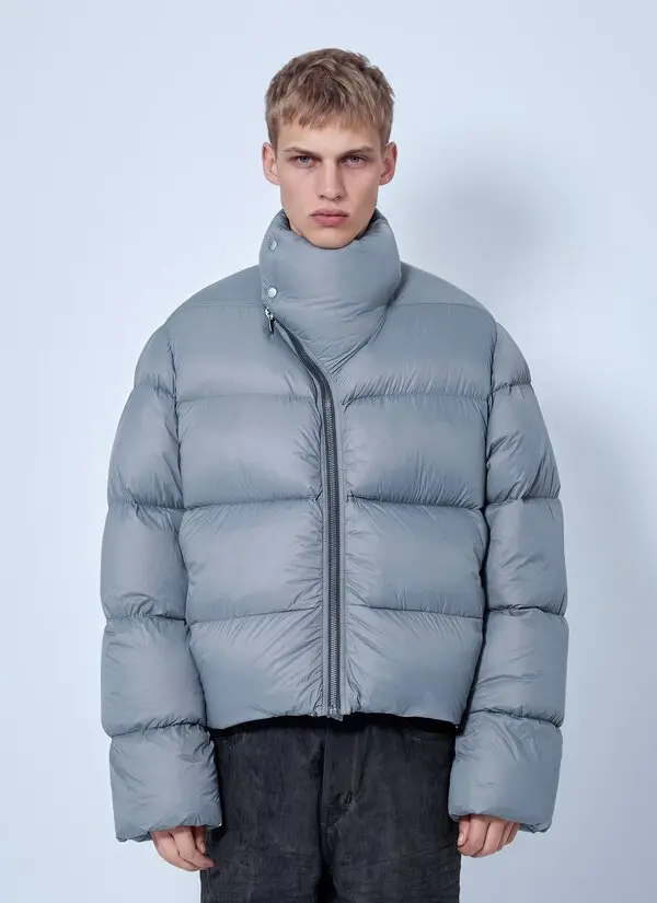 Rick Owens Puffer Turtle Jacket - Grey