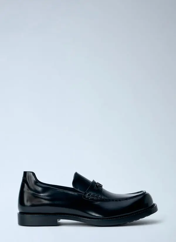 Balenciaga Comfy Leather Loafers - Black