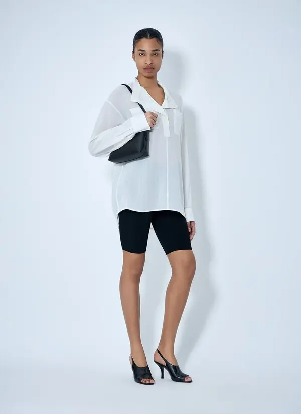 TOTEME Capri Knit Shorts - Black