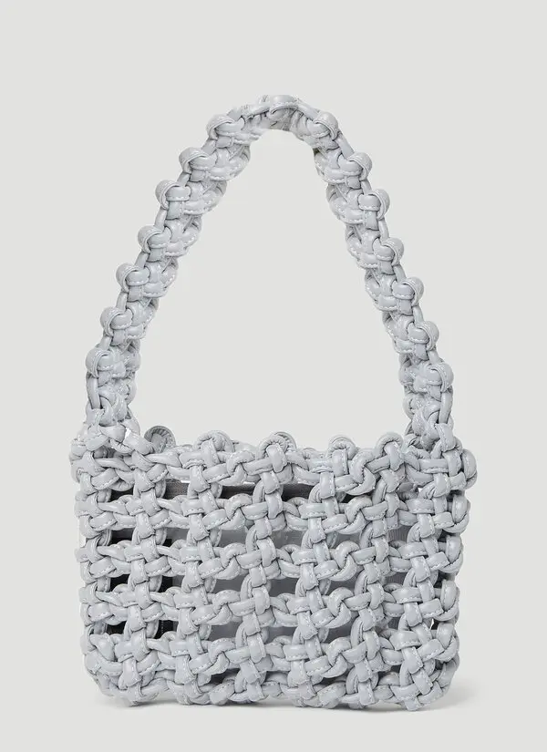 Kara Knot Armpit Shoulder Bag - Silver