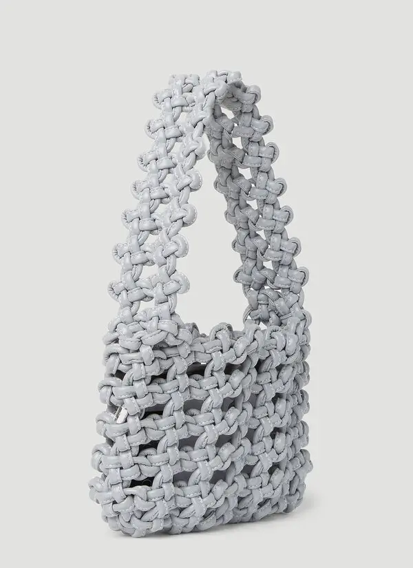 Kara Knot Armpit Shoulder Bag - Silver