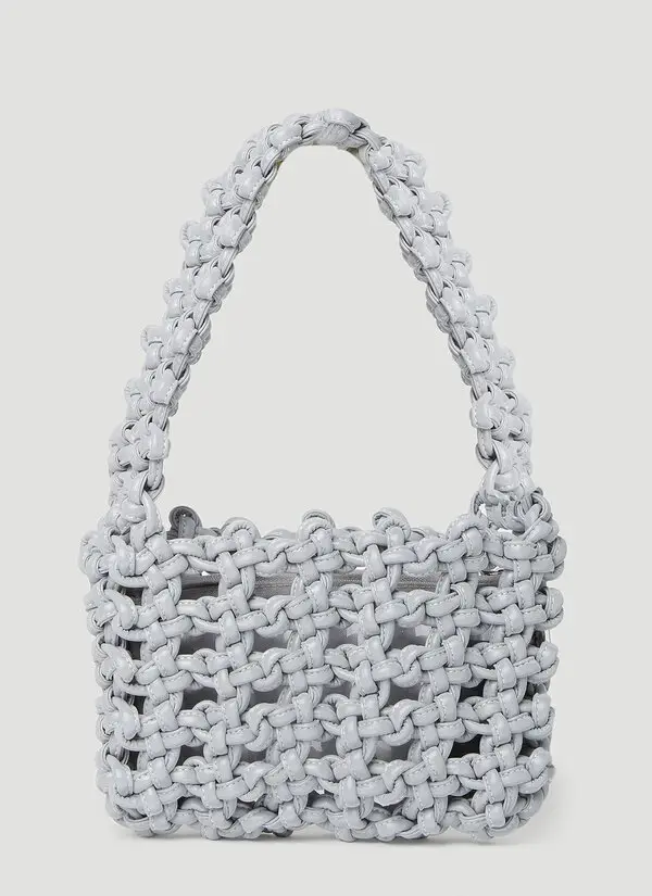 Kara Knot Armpit Shoulder Bag - Silver
