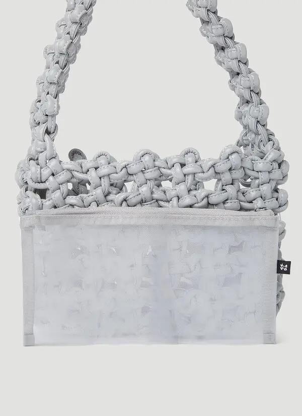 Kara Knot Armpit Shoulder Bag - Silver