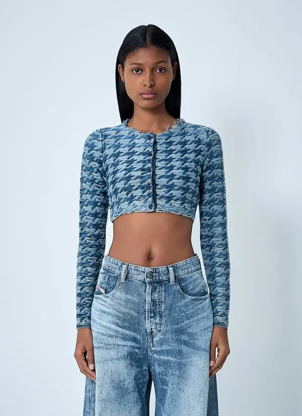 DIESEL® M-hella Crop Top - Blue