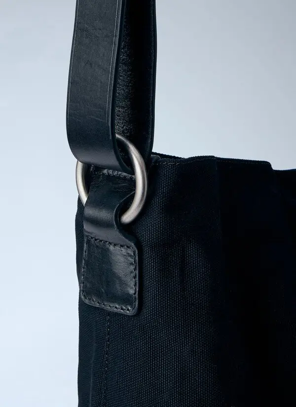 Dries Van Noten Canvas Shoulder Bag