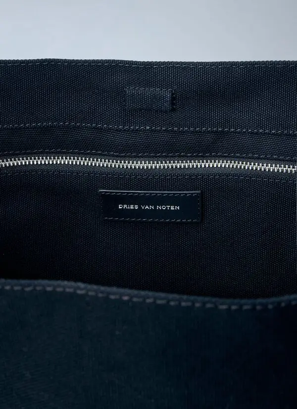 Dries Van Noten Canvas Shoulder Bag